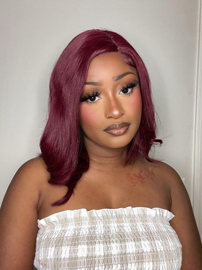 Straight Side Part Lace Lob Wig | Mayvenn