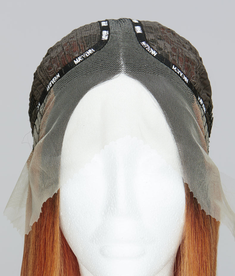 Straight Center Part Bob Two-Toned with 1B/Orange Wig | Mayvenn